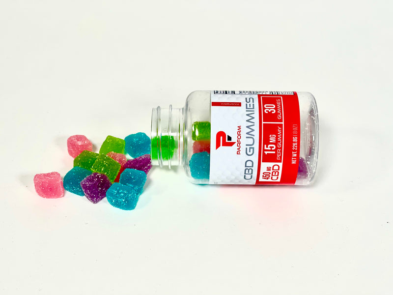 CBD Sour Gummies | Parform Golf