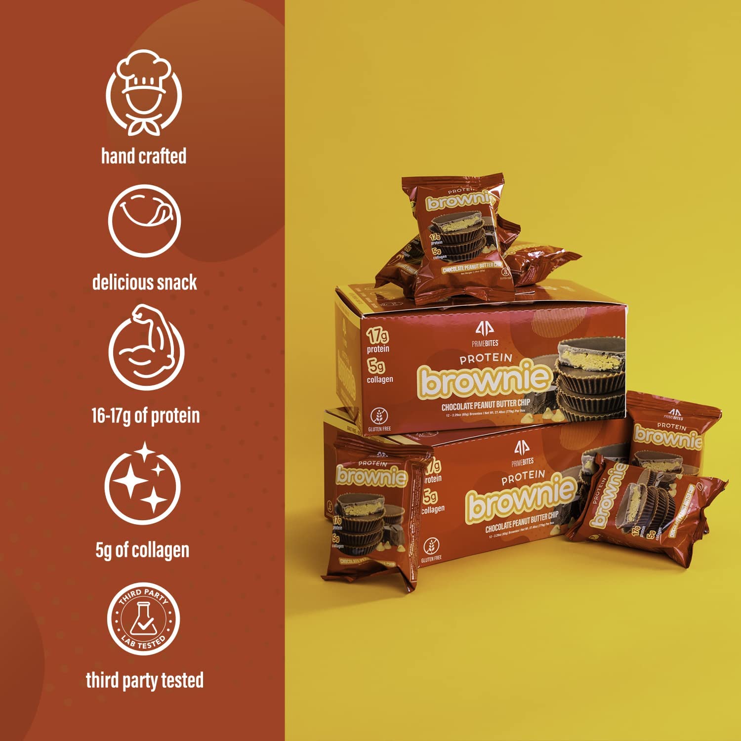AP Sports Regimen PRIMEBITES PROTEIN BROWNIES | Parform Golf